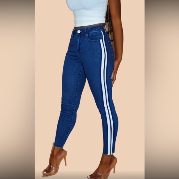 Jeans | Side Stripe Trendy And Versatile Ankle Jeans | Poshmark